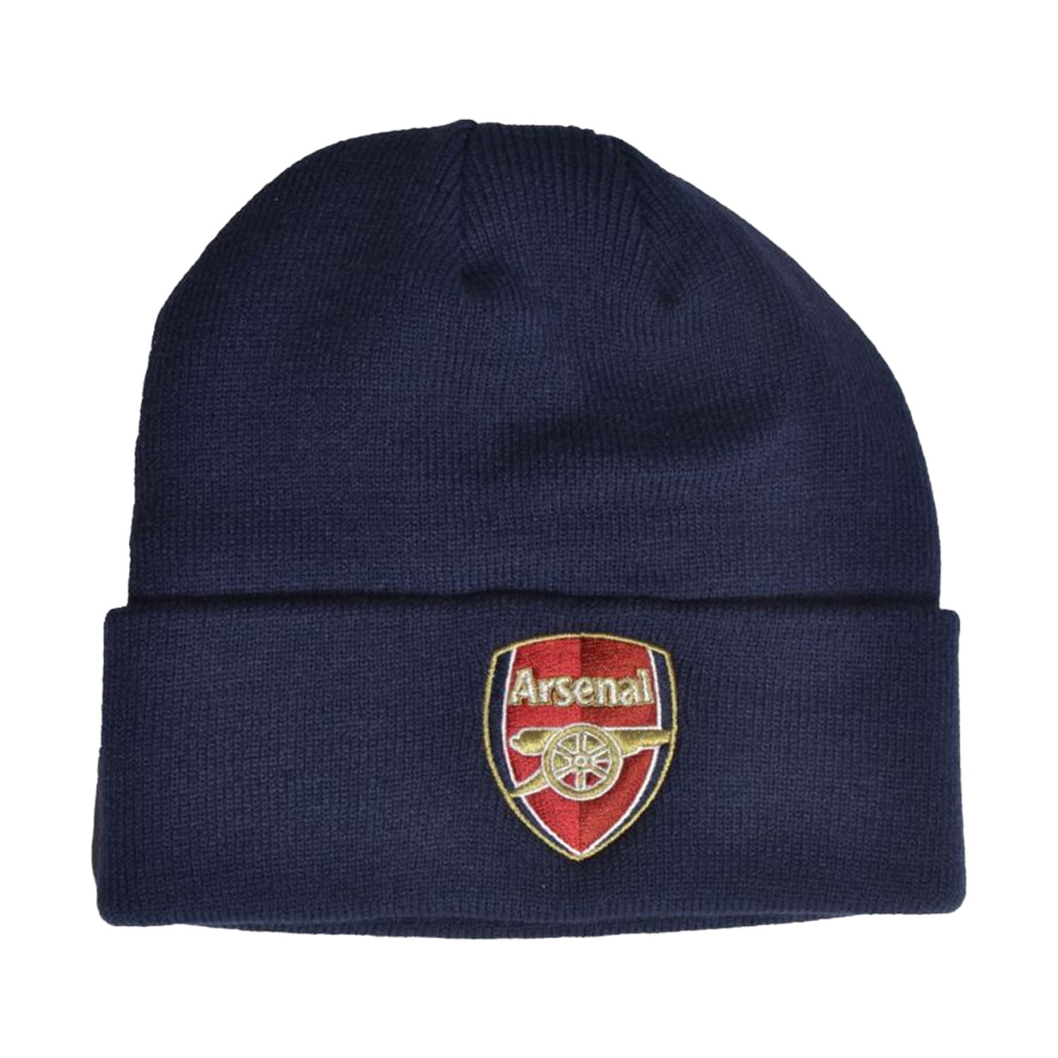 Click here for Arsenal Fc Crest Knitted Turn Up Beanie One Size prices