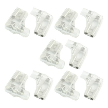 10 Pcs 6.3mm Right Angle Flag L Type Crimp Terminal Spade Connector w ...