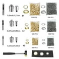 AOMOTA 3000pcs Hand Press Grommet Tool Kit, Heavy Duty Eyelet Puncher ...