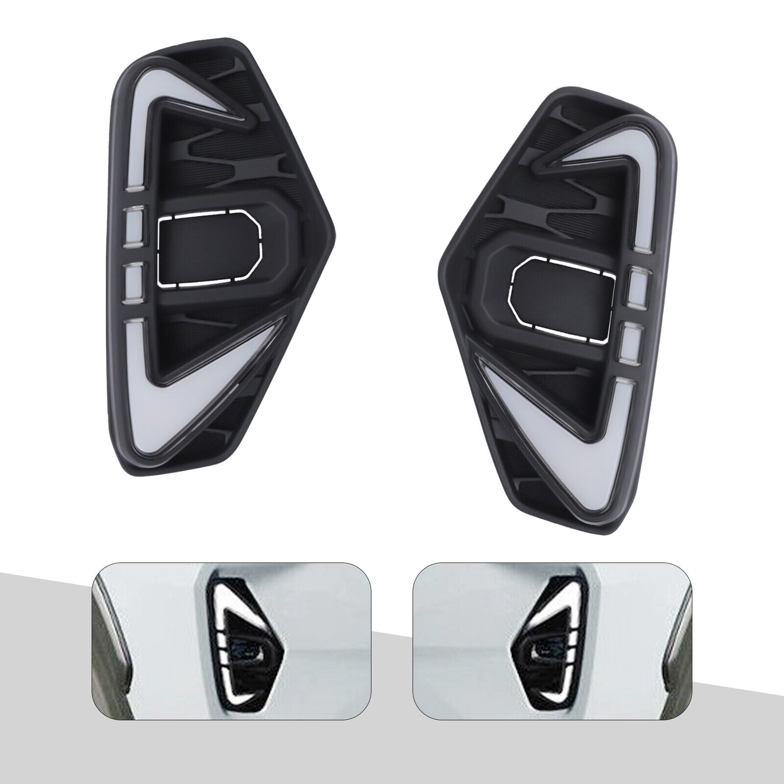 For Nissan Navara NP300 2021 2022 DRL Daytime Running LED Light with ...