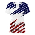 America 250 Shirt Women Breathable Fashion Print V Neck Short Sleeve ...