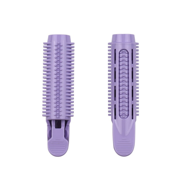 Paquete de 2 rodillos para el cabello, pinzas para el cabello, salón de ...