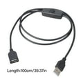 USB 2.0 Extension Cable 480mbps Data Transfer USB Male to Female USB ...