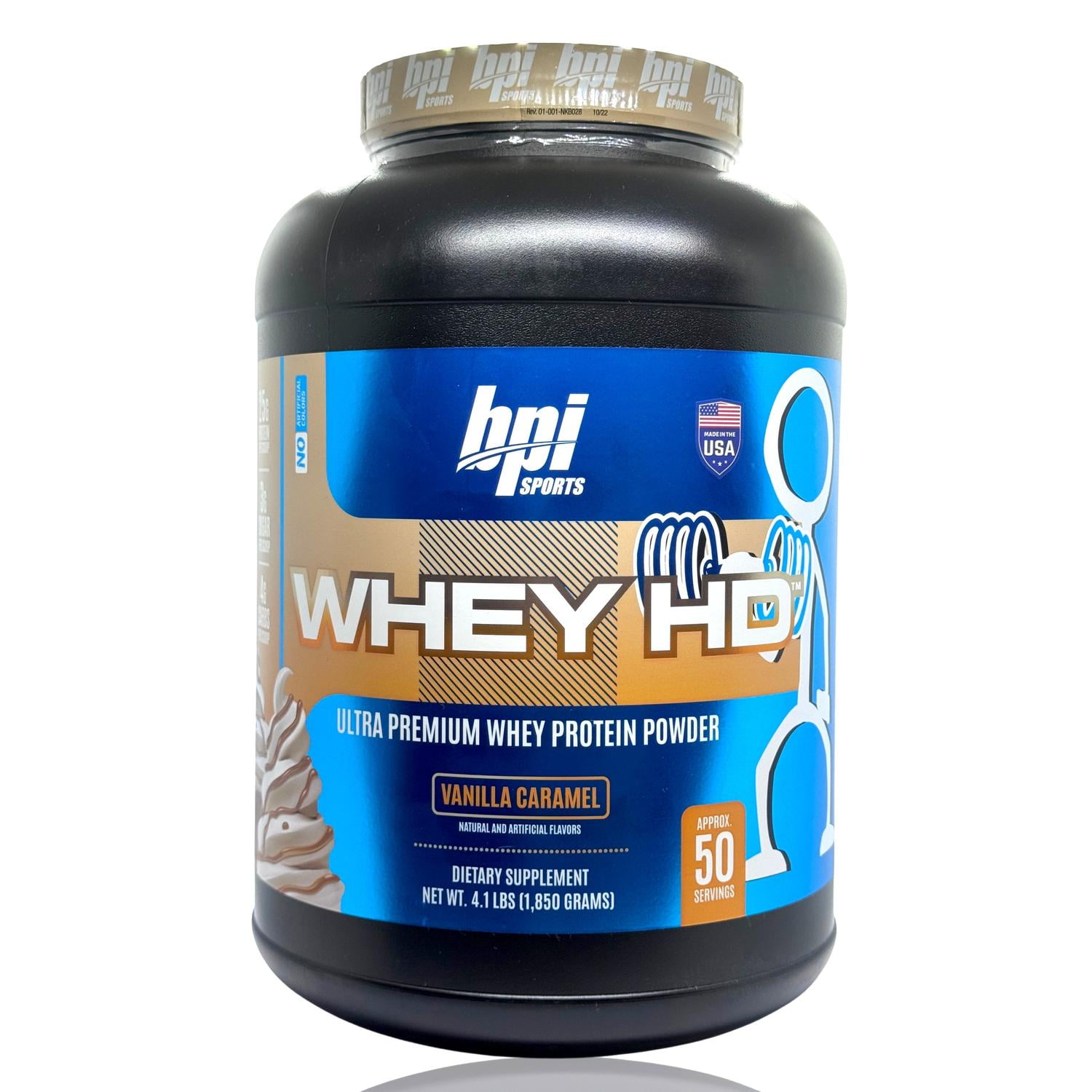 Whey Hd Vainilla Caramelo 4.75 Lbs 50 Serv Bpi Sports | Walmart en línea