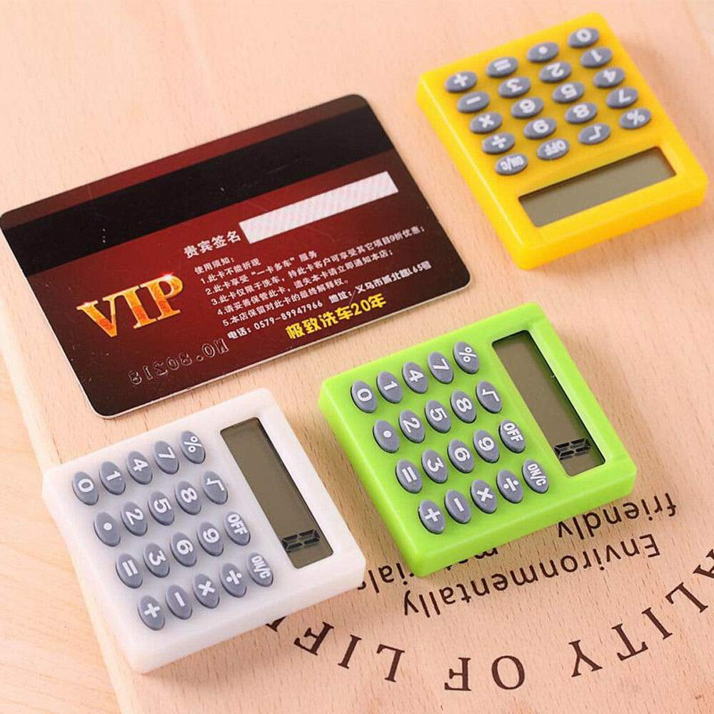 Mini Calculator Student Mini Calculator Blue Electric Portable for ...