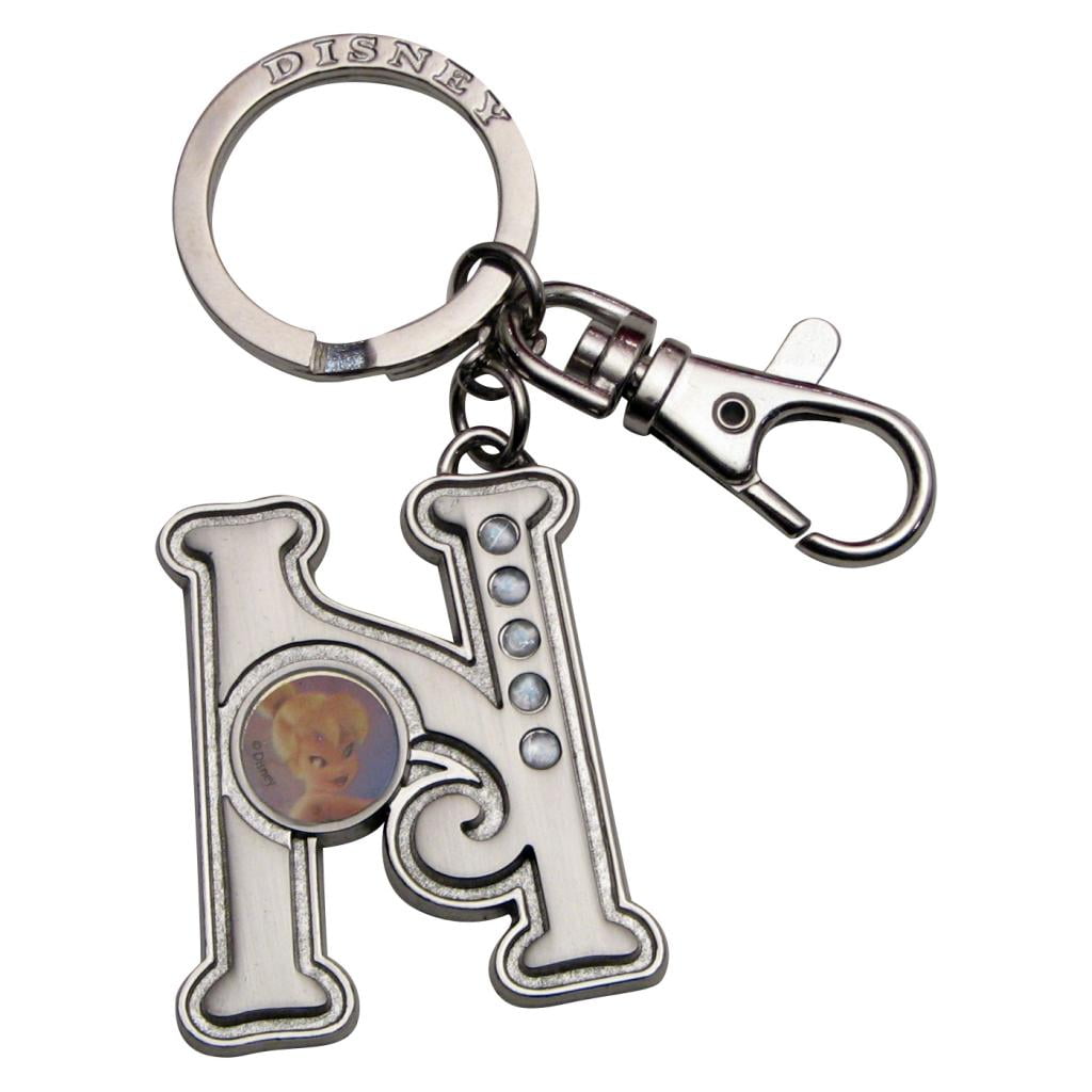 Tinker Bell Letter N Pewter Keyring - Walmart.com