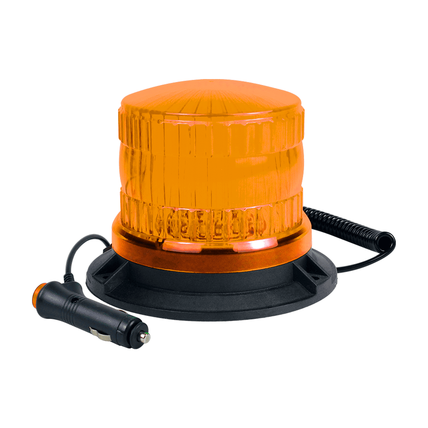 Torreta LED base plana Rasen para auto luz amarillo 24 LED 12-24V ...