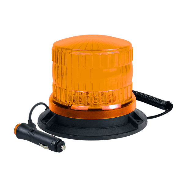 Torreta LED base plana Rasen para auto luz amarillo 24 LED 12-24V ...