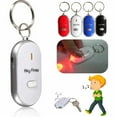 KZMZIRZ Key Finder Locator, 4 Pc, Anti-Lost Keychain Tracker, Whistle ...