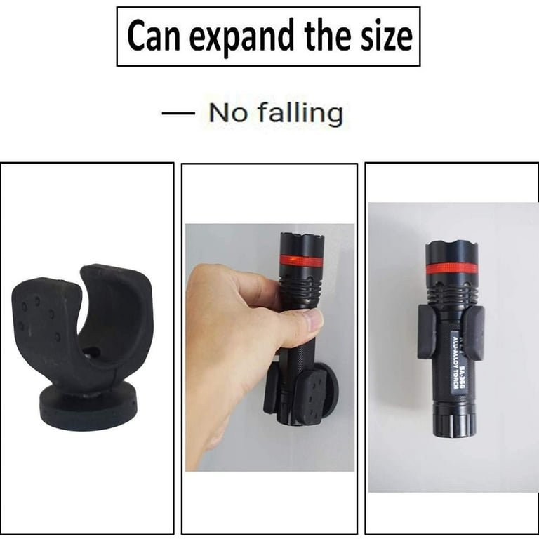 Flexible Magnetic Flashlight Holder