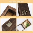 3D Shadow Box 3D Picture Frame Wood Display Case with Clear Acrylic Top ...