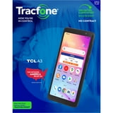 Tracfone Alcatel TCL A3 Prepaid Smartphone, 32GB, Black, Android 11 ...