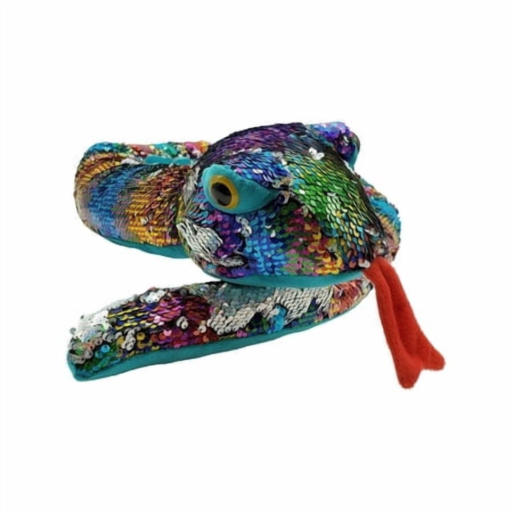 Click here for Lmc Products Rainbow Flip Sequin Stuffed Snake - R... prices