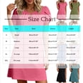 Admvng Dress for Womens Keyhole Neck Short Sleeve Pleated Casual Shift ...