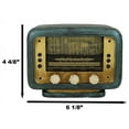 Novelty Vintage Retro Blue Antique Radio Player Money Coin Savings ...