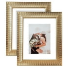 Bands of Gold, 50th Golden Wedding Anniversary Gift Picture Frame, 7x9 ...