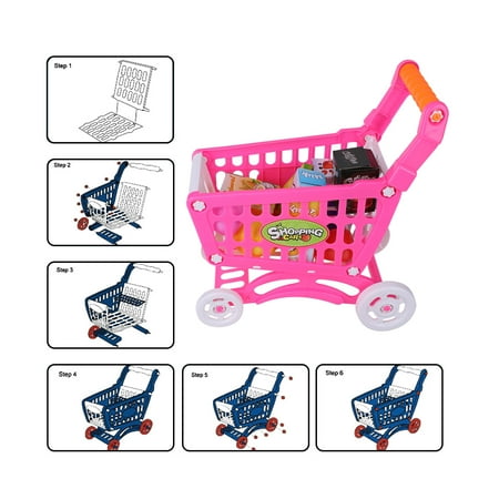 Kids Plastic Shopping Cart, Kids Shopping Cart, Children Shopping Cart ...
