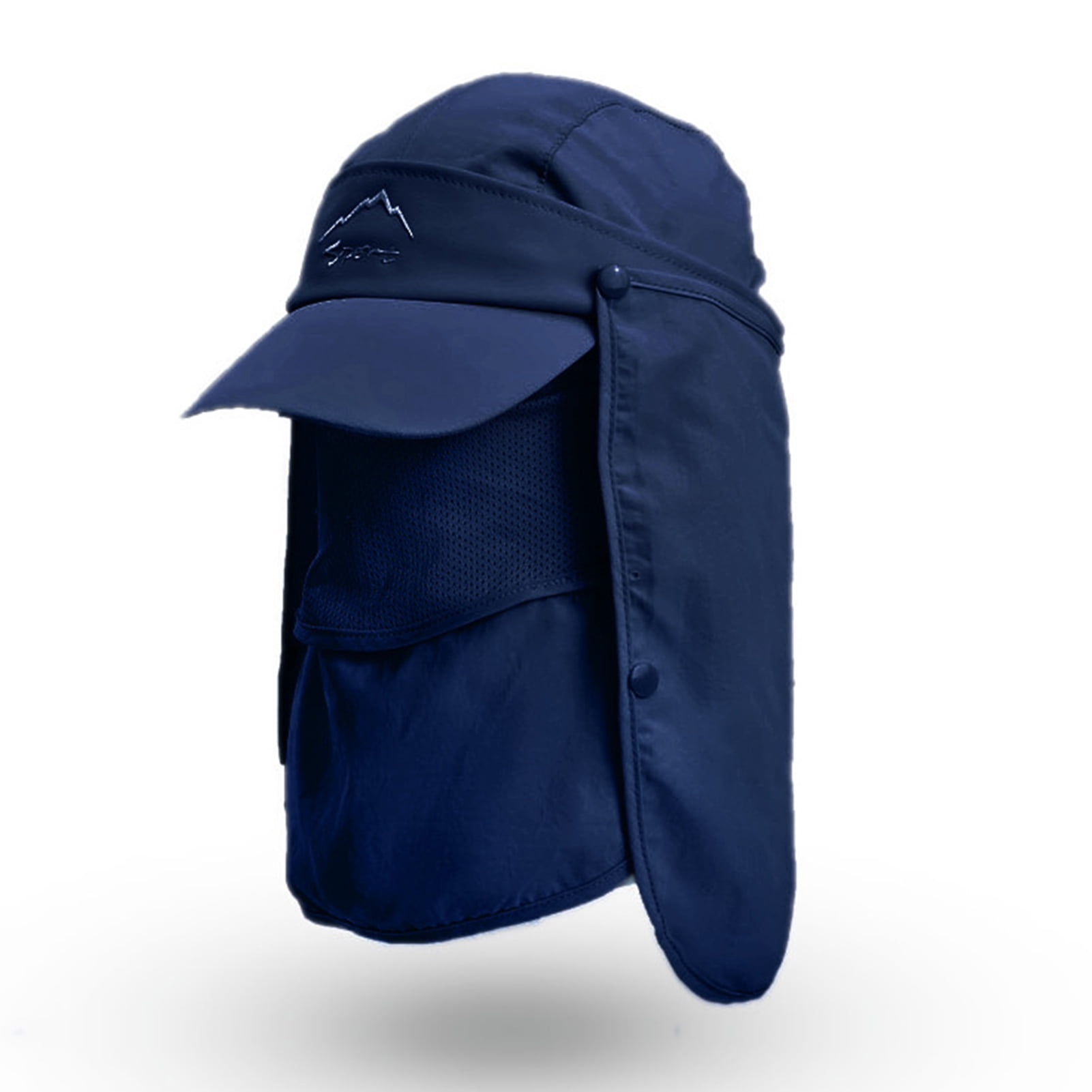 Gorra para el sol con solapa extraíble para el cuello y la cara de ...