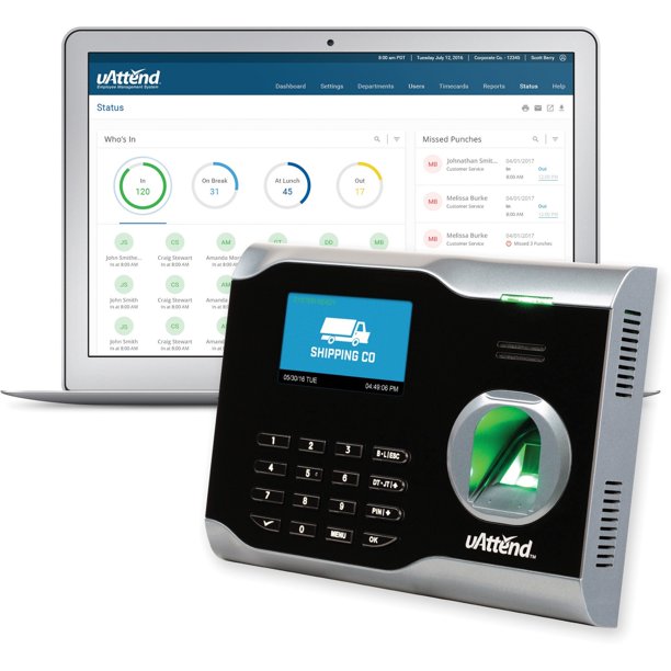 uAttend BN6000 Time Clock - Walmart.com - Walmart.com