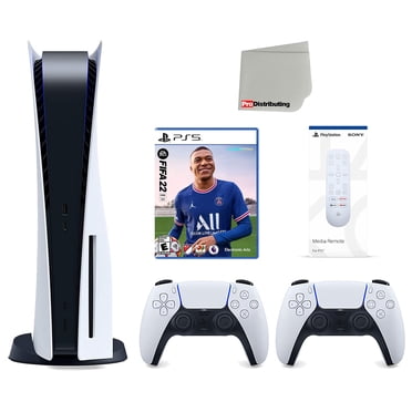 Sony Playstation 5 Disc Version (Sony PS5 Disc) with White Extra ...
