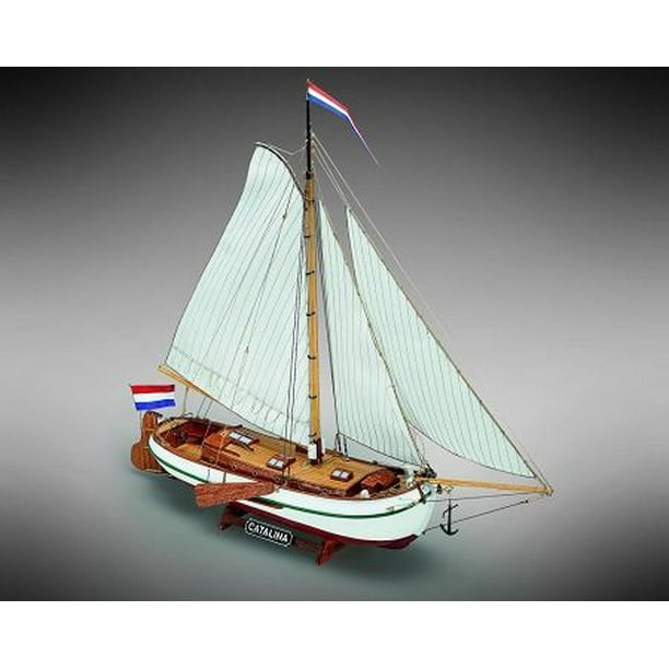 Mamoli MV51 Catalina - Wood Plank-On-Frame Ship Model Kit -Length: 570 ...