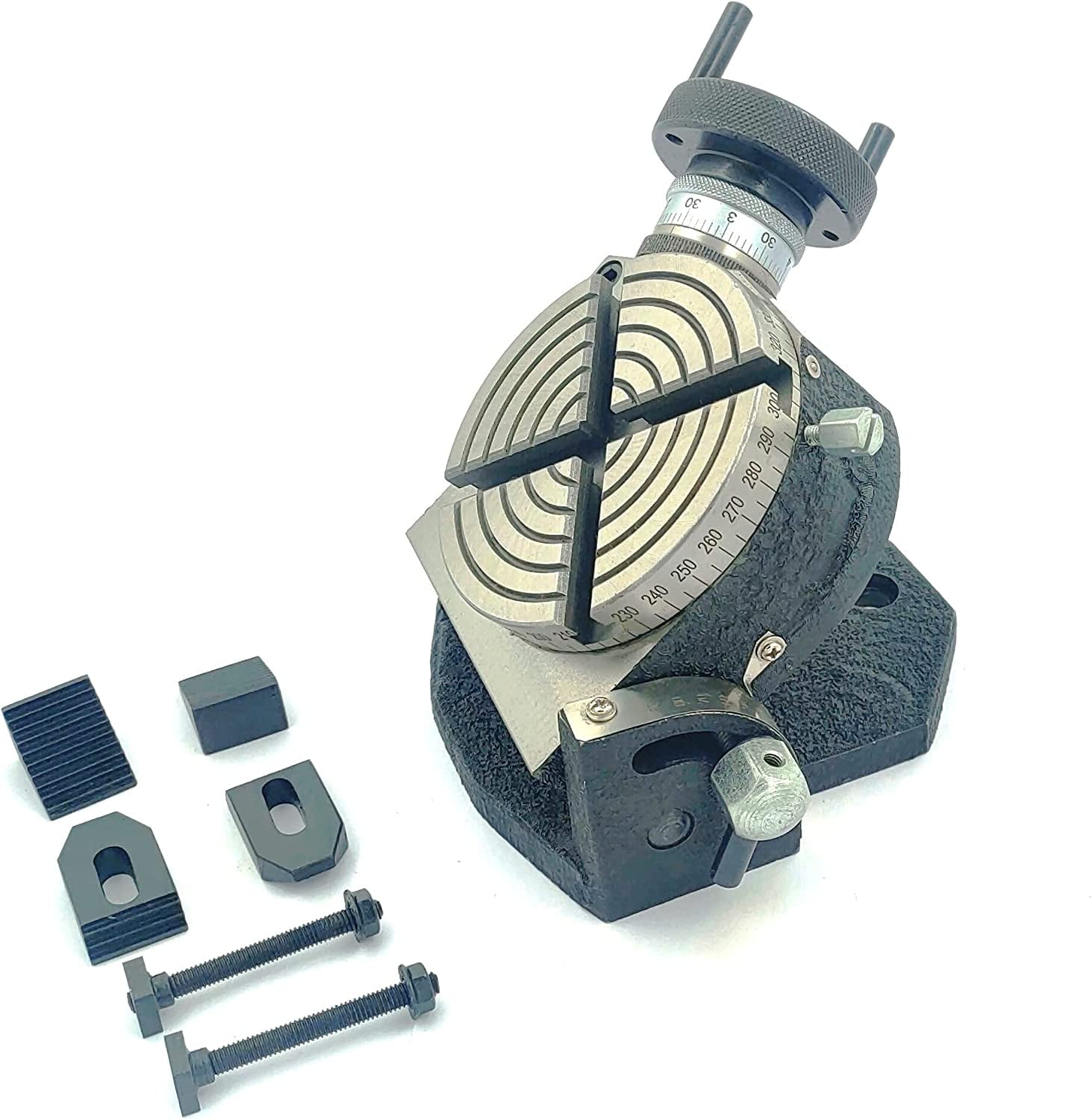 Rotary Table (4"/100 mm Tilting, with M6 Clamp Kit) - Walmart.com