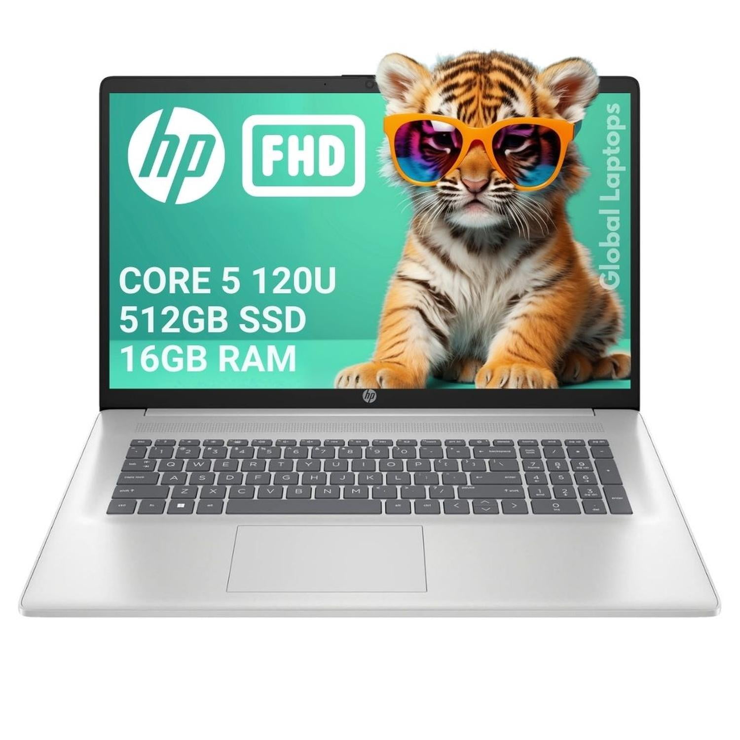 Laptop HP 17 Intel Core 5 Processor 120U 10-Core 16GB Ram 512GB SSD FHD ...