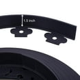 Garden Edging,100ft Landscape Edging With 60 Spikes For Lawn 15 Inch Tall Black 100ft C40