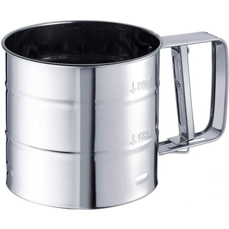 Powder Sugar Sifter for Baking Small - Flour Sifter Stainless Steel ...