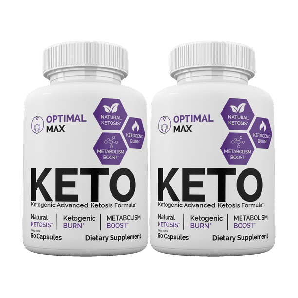 (2 Pack) Optimal Max Keto Pills, Official Optimal Max, Advanced Formula ...