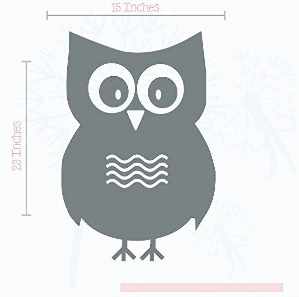 Owl Vinyl Decals Wall Art Stickers Children Room Décor, 23x15-inch ...