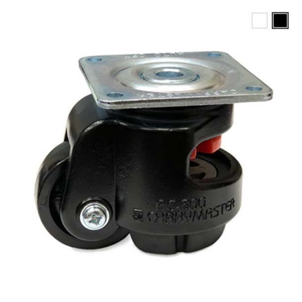 Carrymaster AC-300F Light Medium Duty Flange Leveling Caster - Walmart.com
