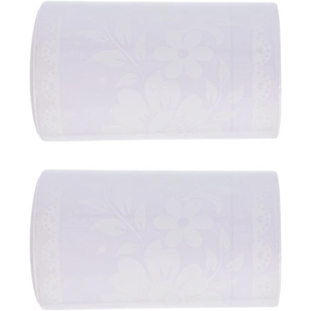 2 Rolls Lace Border Window Sticker Transparent Floral Lace Wallpaper ...