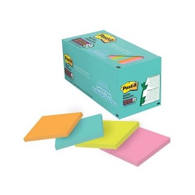 NOTES POST IT CABINET PACK 3X3 MIAMI COLLECTION - Walmart.ca