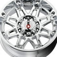 20x9 Worx 811C Conquest Chrome Wheel 8x6.5 (18mm) - Walmart.com