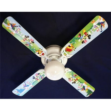 42 in. New Disney Micky, Minnie Mouse & Friends Ceiling Fan | Walmart ...