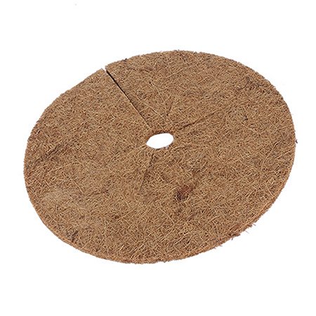 Weed Control Pad Ring Coco Coir Mulch Ring Natural Flower Pot Tree Ring ...