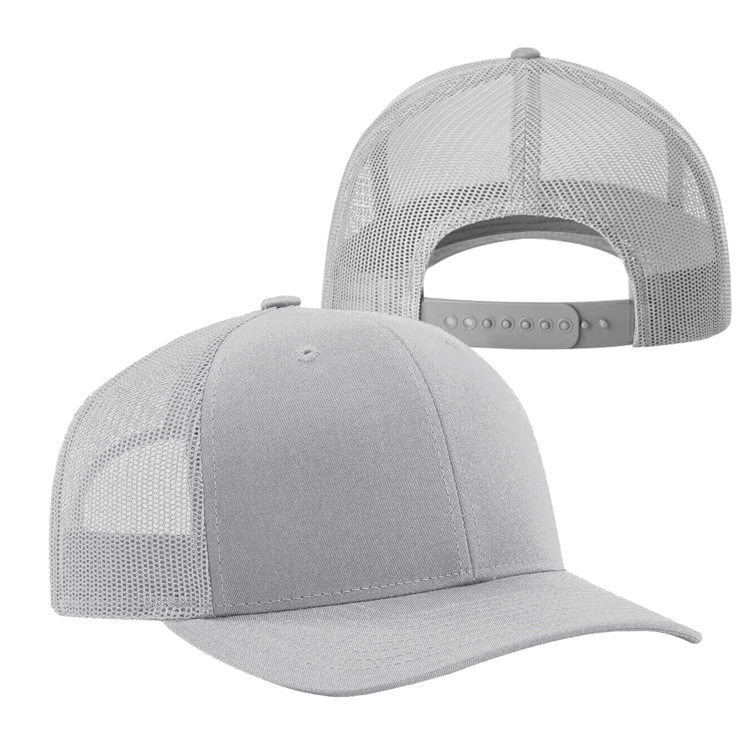 Unisex Trucker Hat Snapback Mesh Back Adjustable Cap One Size Fits Most ...