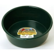 Miller Manufacturing 3 Gallon Rubber Feed Pans - Walmart.com