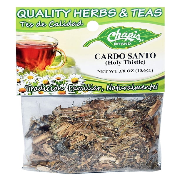 Chapis Tea/Hierba Cardo Santo-Dried Natural Herbs Net Wt. 3/8 oz. (10.6 ...