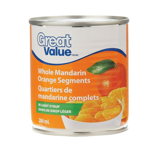 Great Value Whole Mandarin Orange Segments - Walmart.ca