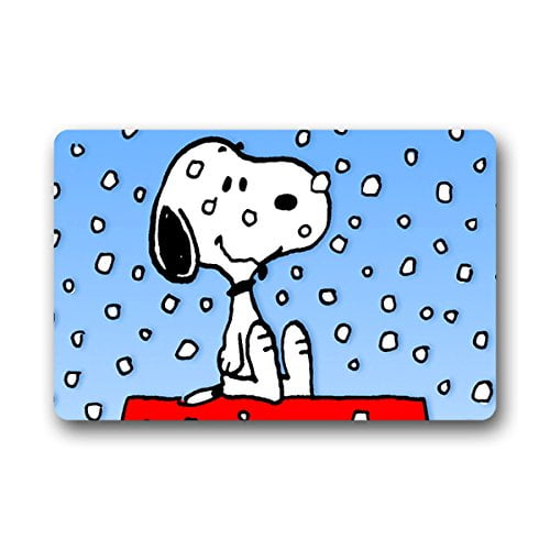 Click here for Qifeiha Peanuts Christmas Snoopy Doormat Outdoor I... prices
