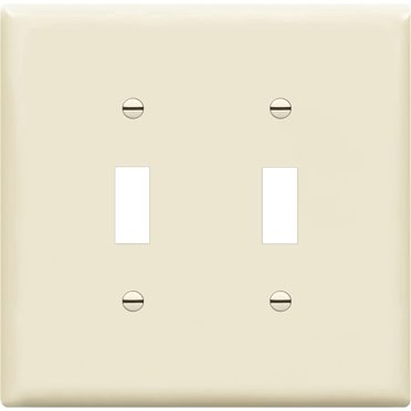 Rivers Edge Products Electrical Cover Plate Switch Double - Beach, Fits ...