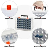 Alcohol Ink Storage Organizer Carrying Case, Holds 35pcs 0.35oz, 0.5oz ...