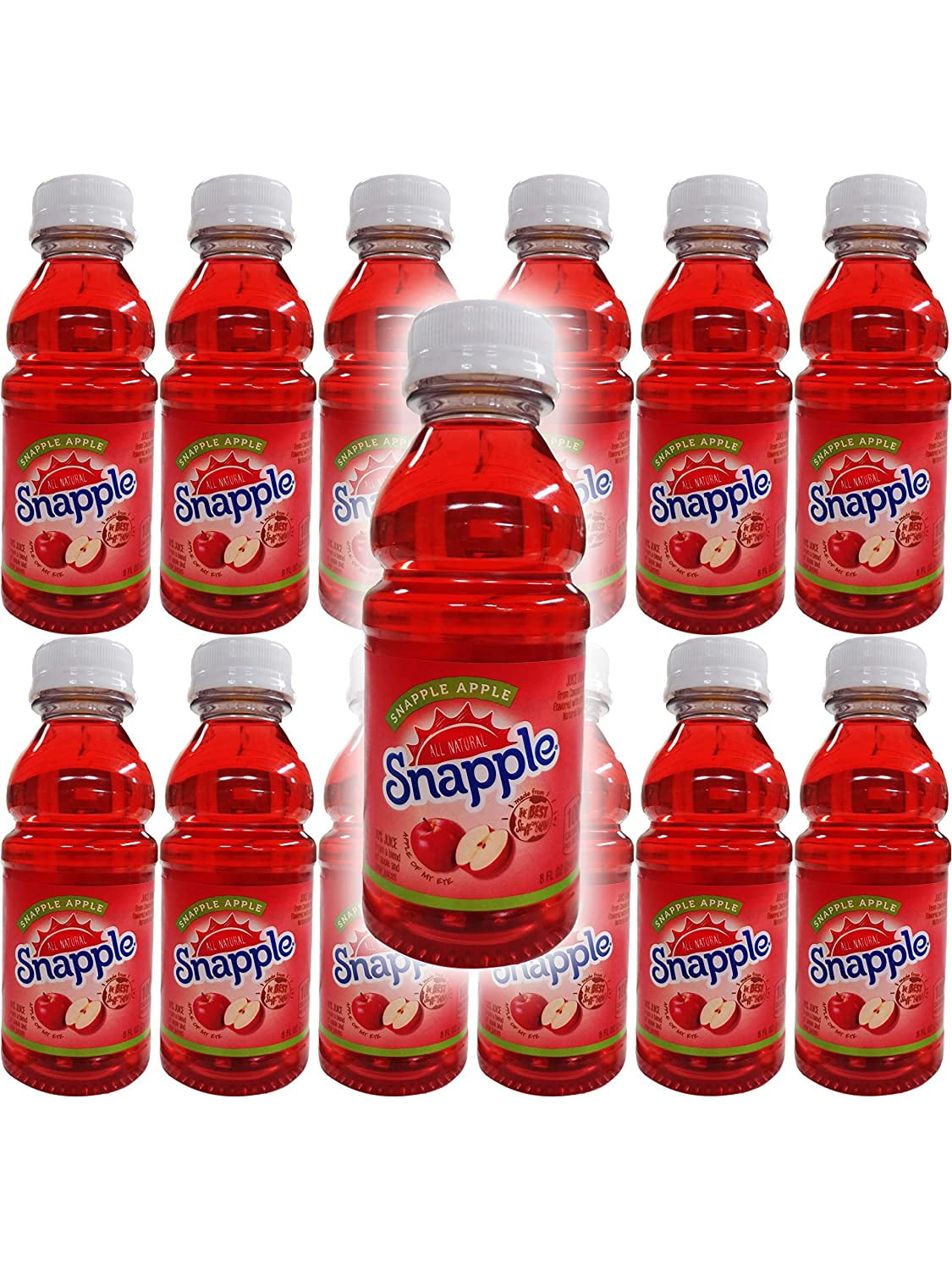 Snapple Apple Tea, Made From The Best Stuff On Earth, All Natural, 8oz ...