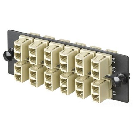 Panduit FAP12WEIDLC Multi-Mode 12-Port Fiber Adapter Panel with ...