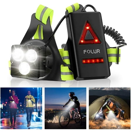 Safety Light Chest Running Light for Runners, Outdoor Night Run Light ...