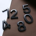 Modern Self-Adhesive House Numbers for Mailboxes and Doors, Durable ABS ...
