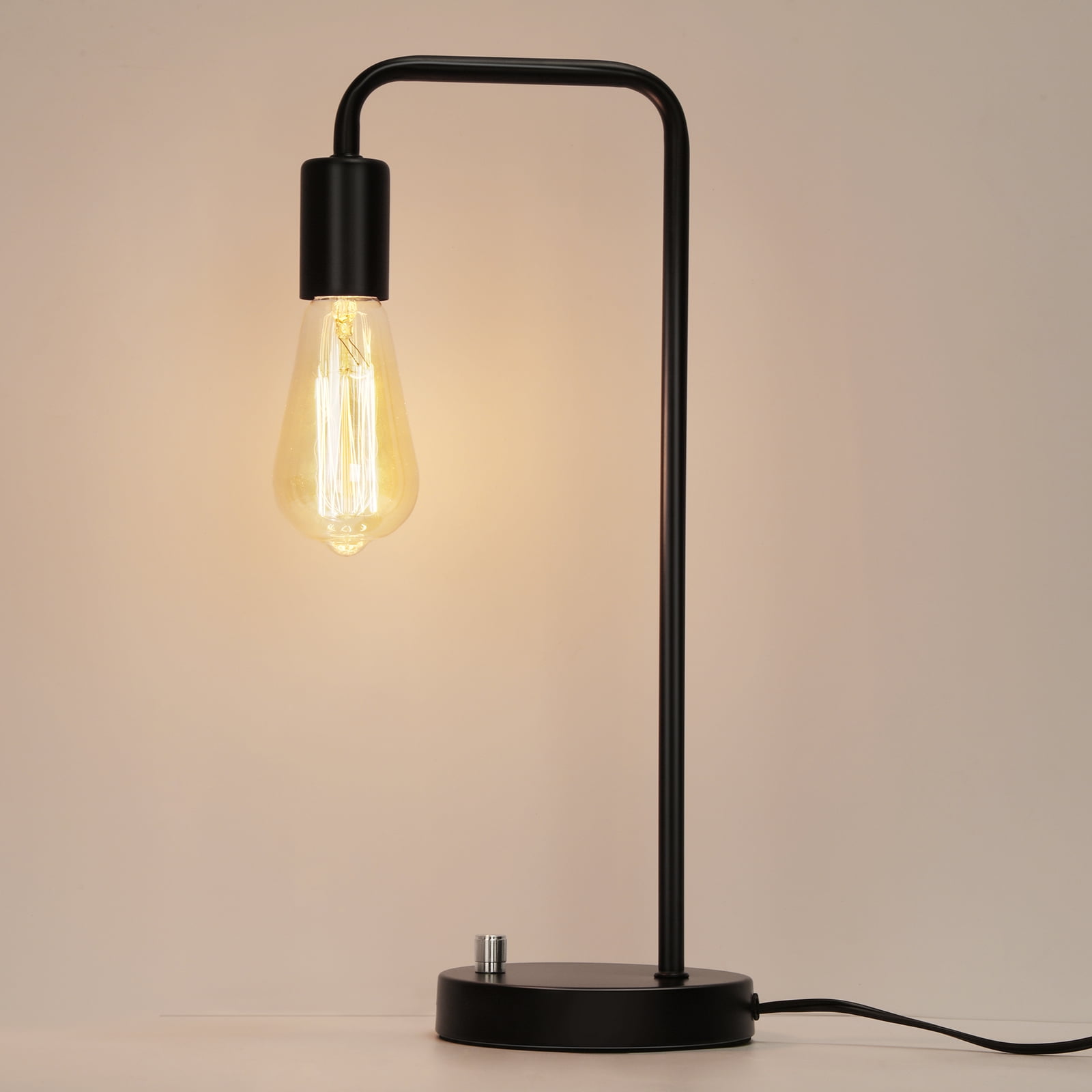 Edison Table Lamp Industrial Bedside Lamp Small Chaung't for Bedroom ...