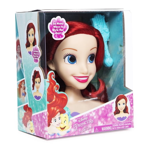 Disney Princess Styling Head - Ariel - Brush Included - Walmart.com